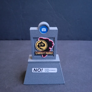 Carnotaurus Paddock Sign - Etsy