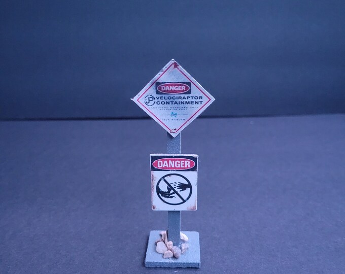 Velociraptor Containment Sign - Etsy