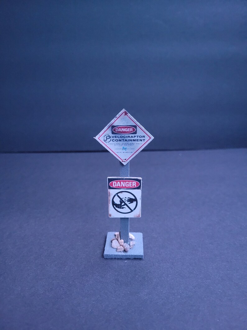 Velociraptor Containment Sign - Etsy