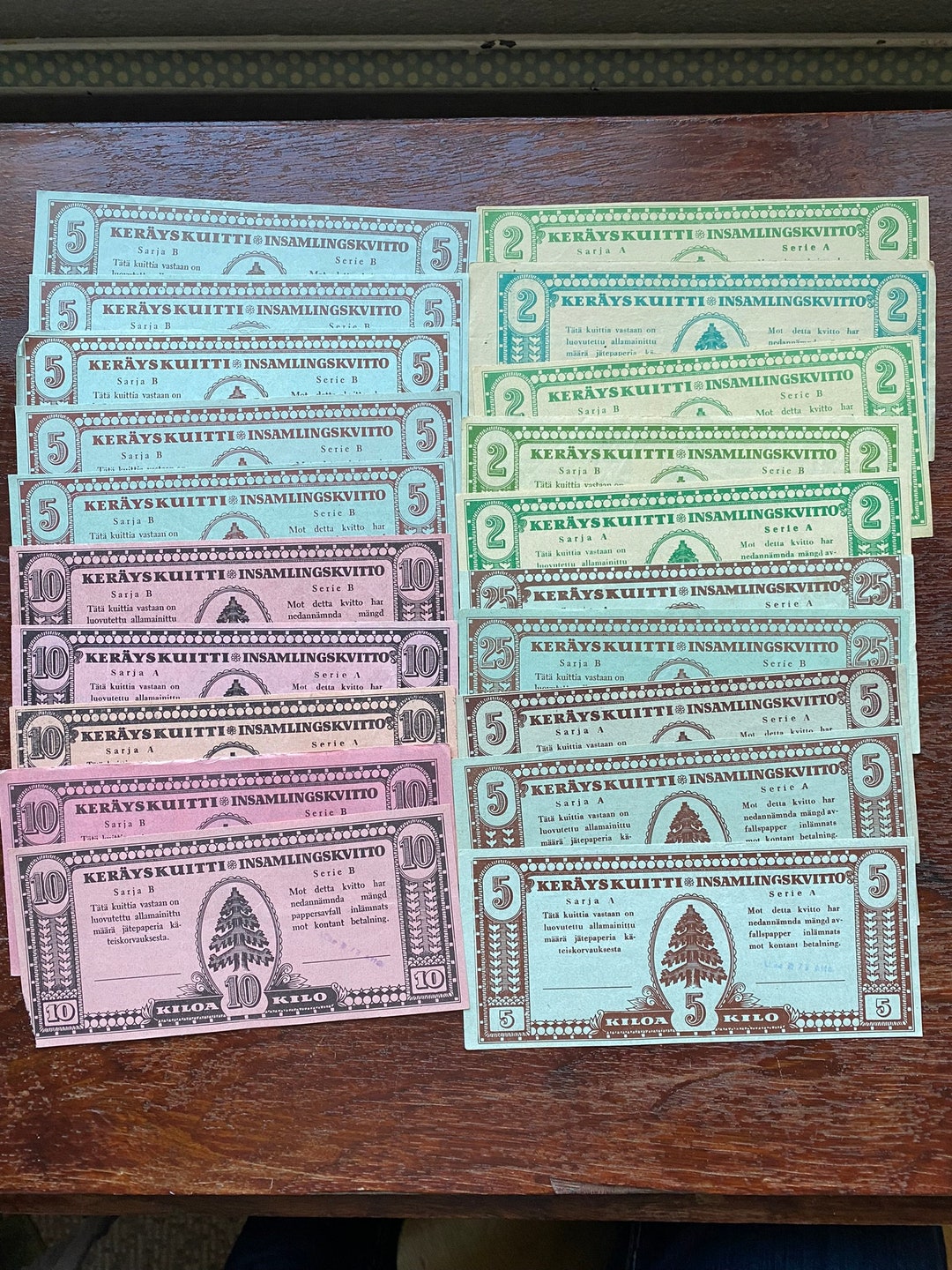 Vintage Receipts From the 1960s - Etsy