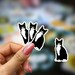 Mini Tuxedo Cat Sticker Sheet Cute Vinyl Stickers for Tuxedo Cat Lovers ...