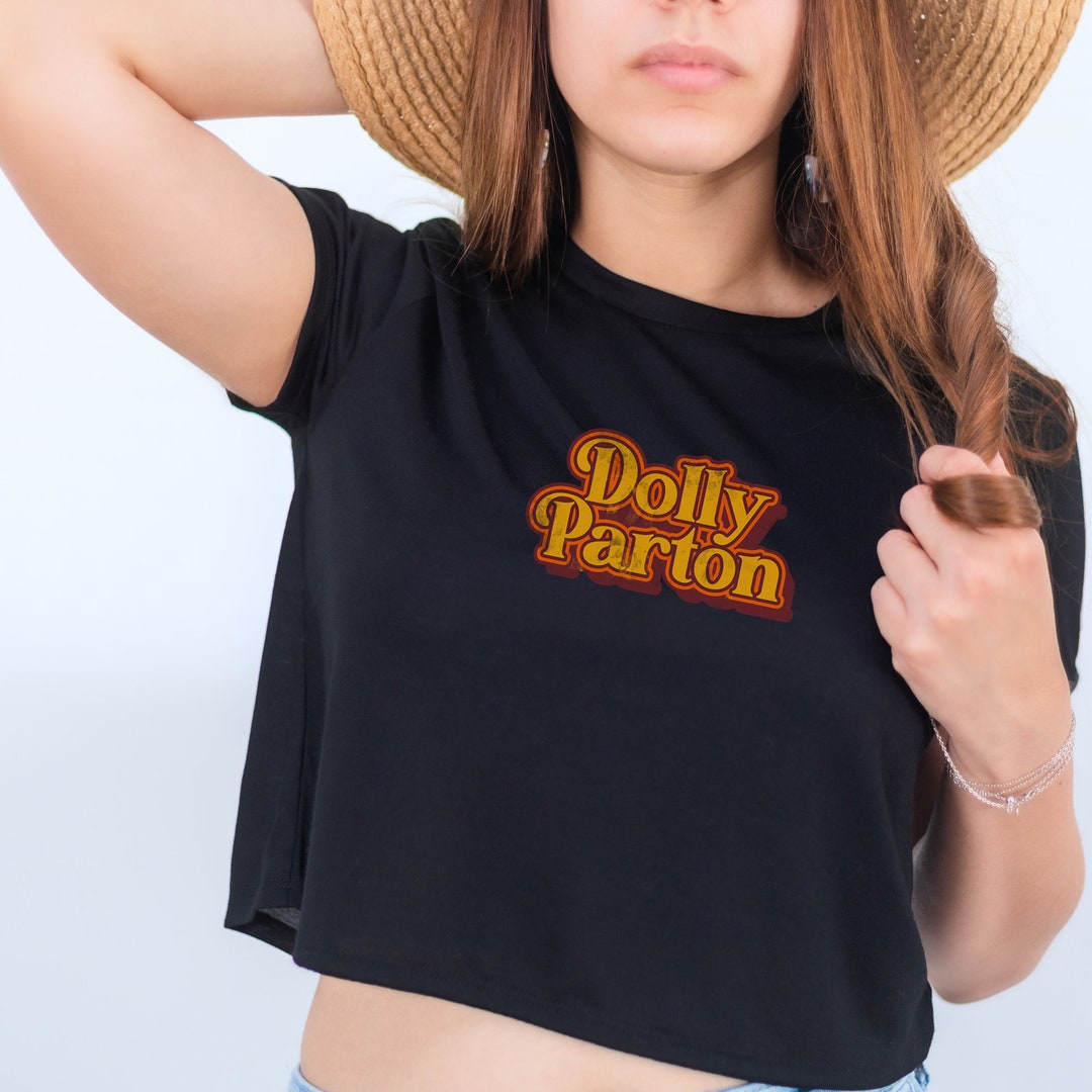 Dolly Parton Crop Top 70s Crop Top Dolly Parton Shirt Vintage - Etsy