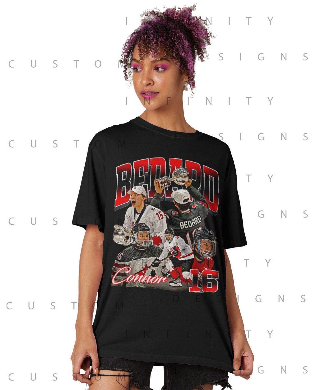 Limited Connor Bedard Shirt Professional Ice Hockey Championship T ...