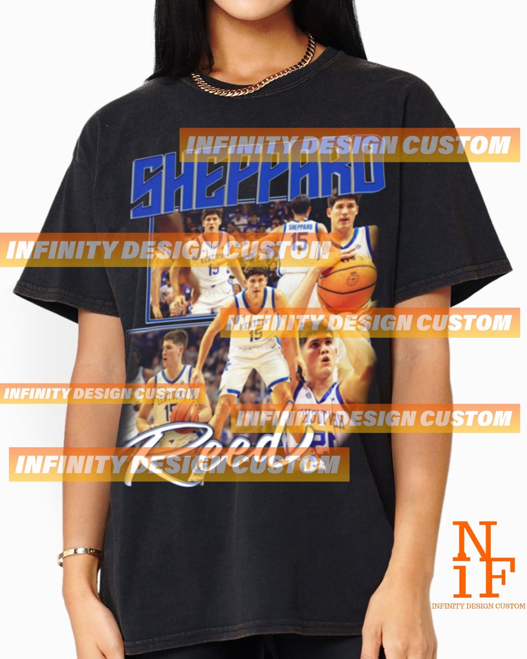 Reed Sheppard Vintage 90s Graphic Tee - Basketball T-shirt - Etsy