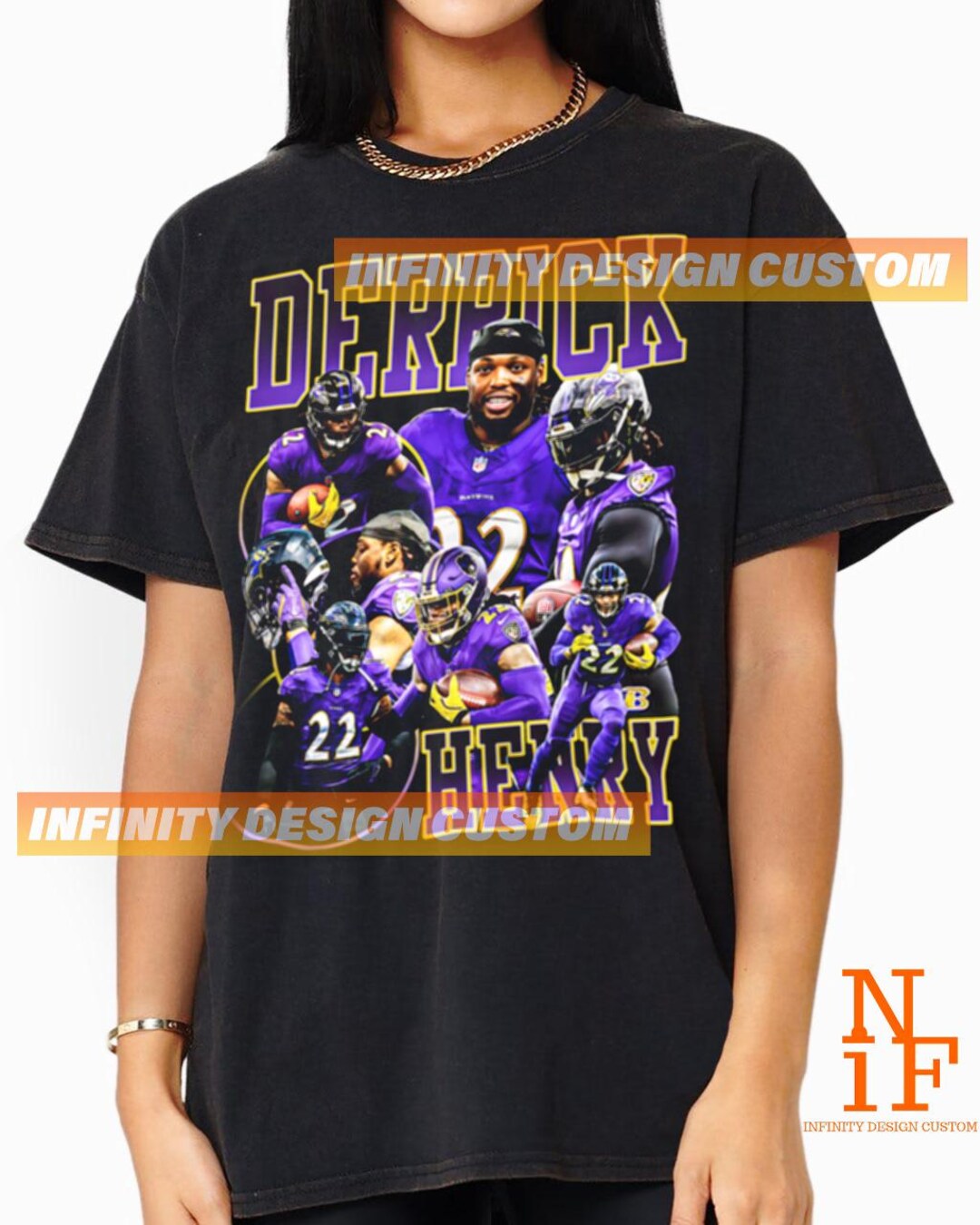Derrick Henry Shirt Vintage 90s T-shirt Merchandise Bootleg Vintage ...