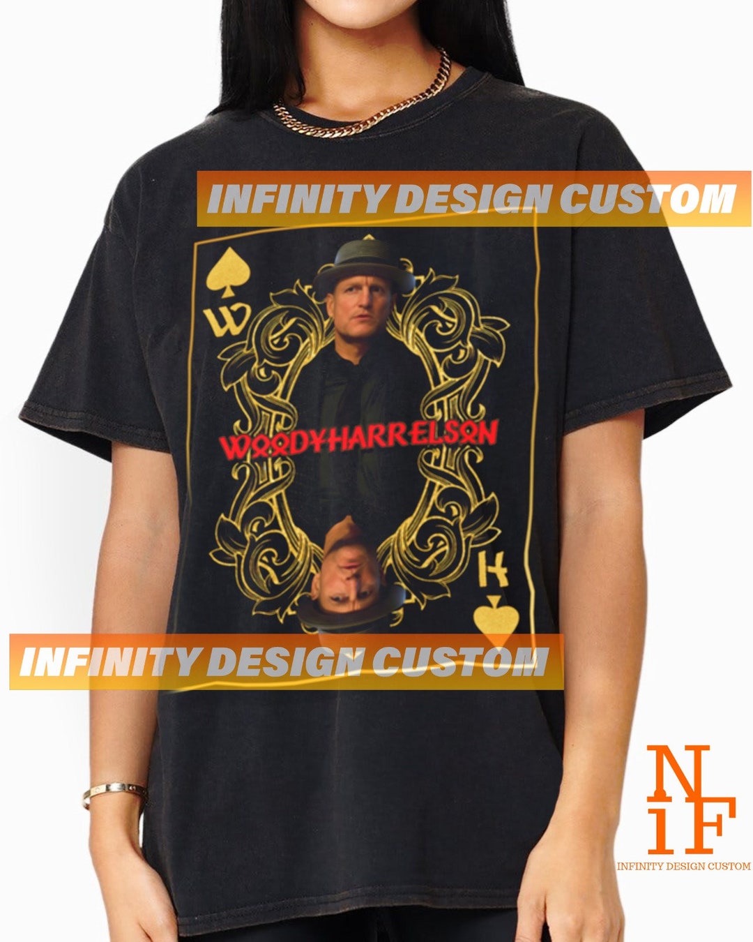 Woody Harrelson T-shirt Movie Character Actress Vintage Bootleg Hoodie ...