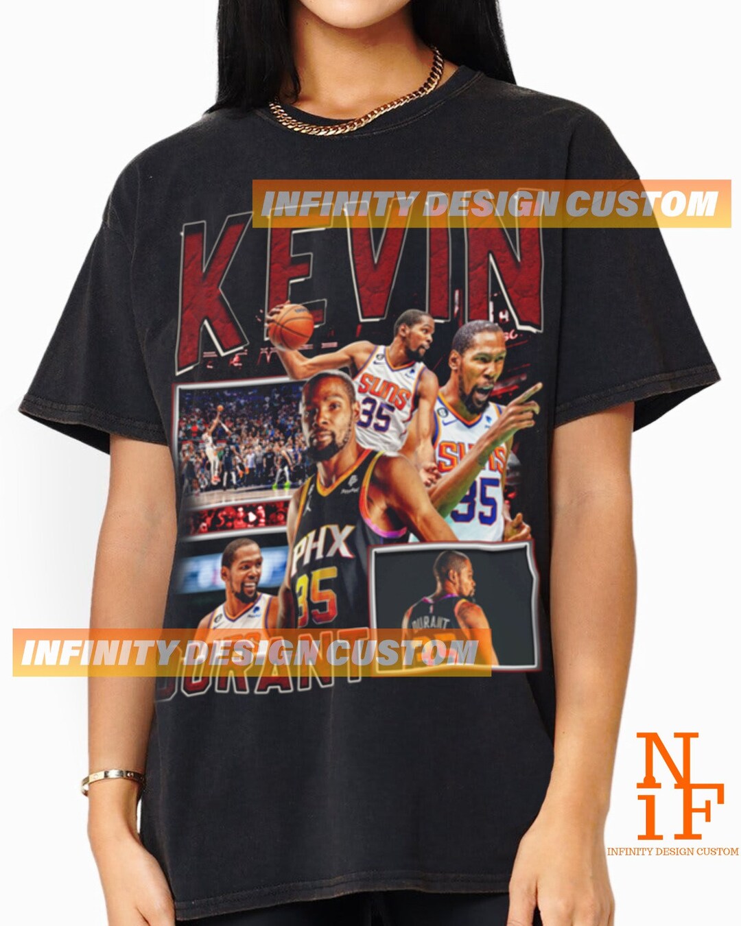 Kevin Durant Shirt Vintage 90s T-shirt Merchandise Bootleg Vintage ...