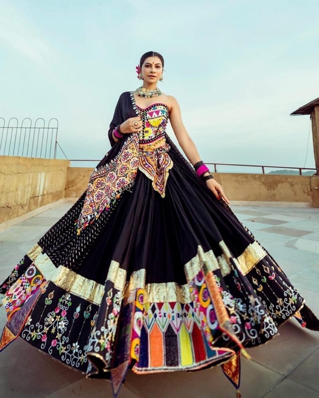 Navratri Garba Chaniya / Lehenga Choli Set Traditional - Etsy