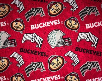 Ohio State Fabric - Etsy