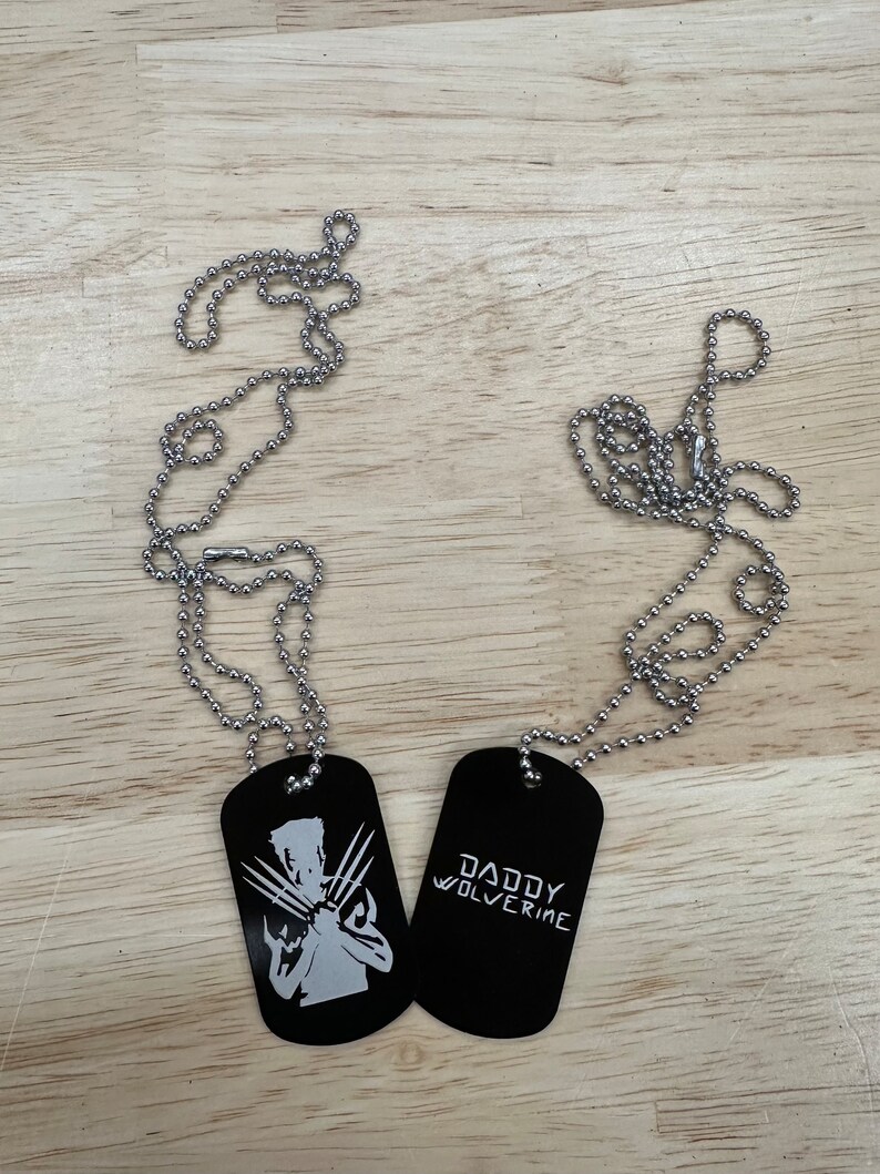 Engraved Military Style Dog Tag - Etsy