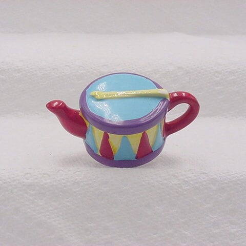 Red Rose Tea Figurine Mini Teapot 1990's - Etsy