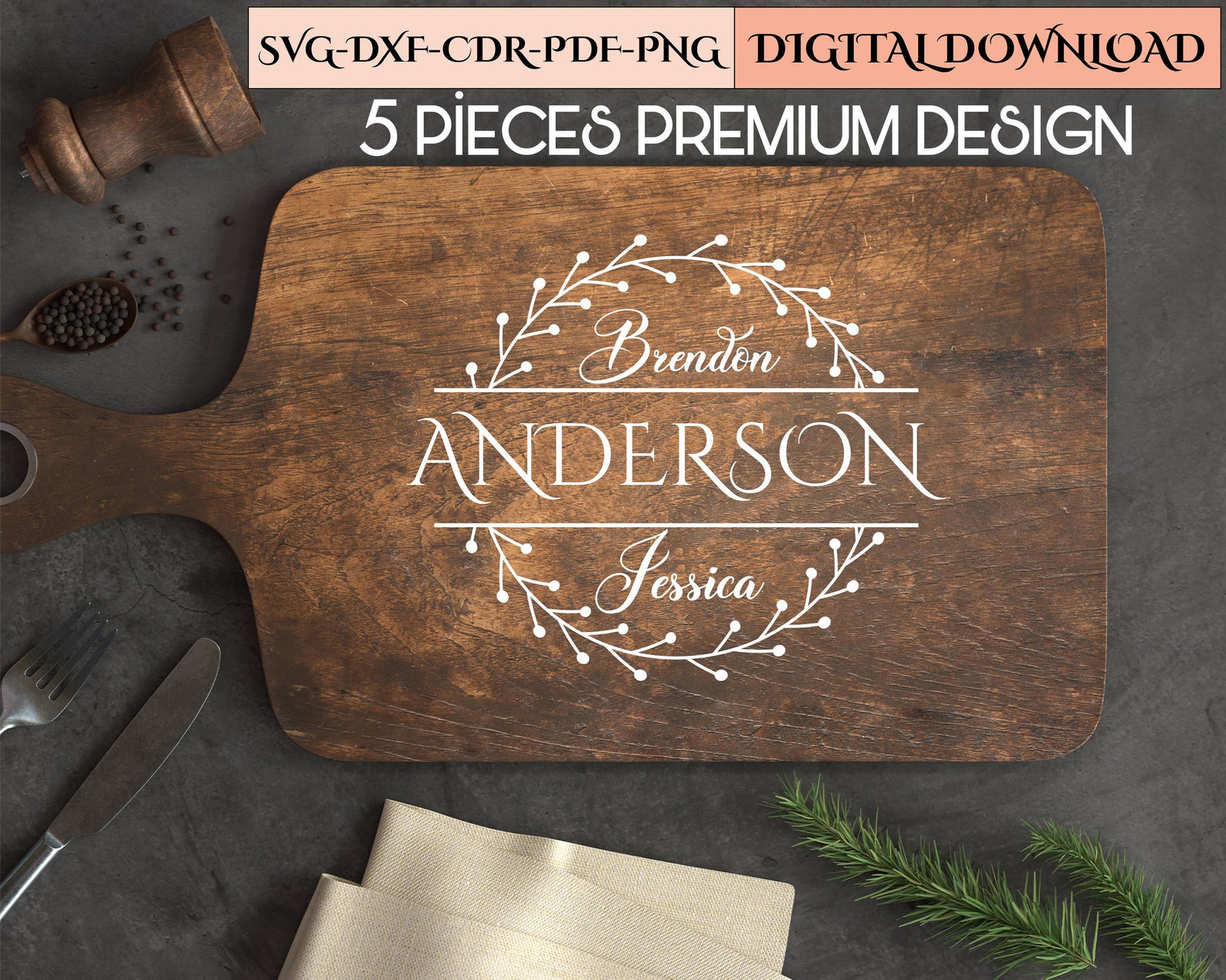 Cutting Board SVG I Digital File I Cutting Board - Etsy