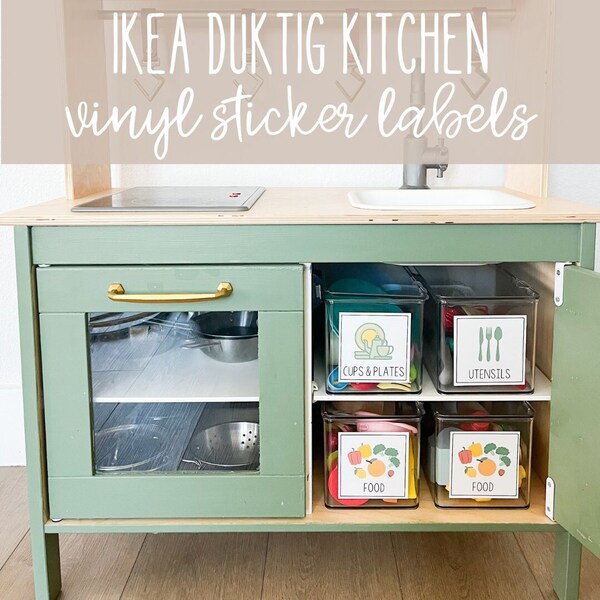 Toy Kitchen Decals - Etsy