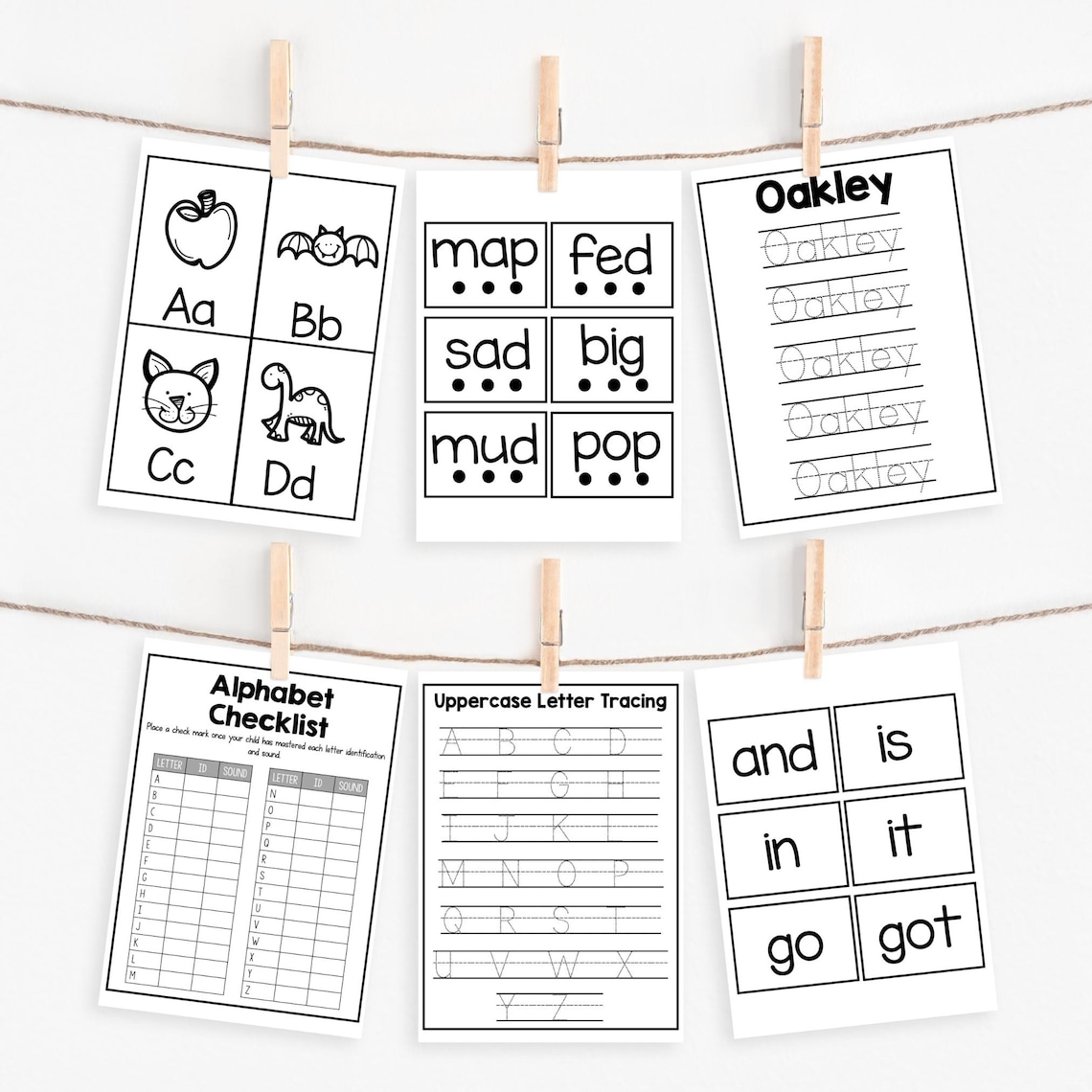 Advanced Kindergarten Prep Packet I Learning Worksheets I Alphabet I ...