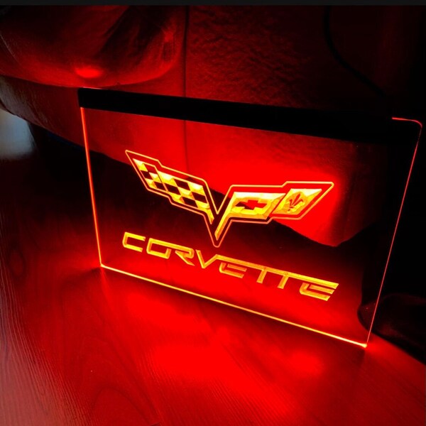 Corvette Neon Sign - Etsy