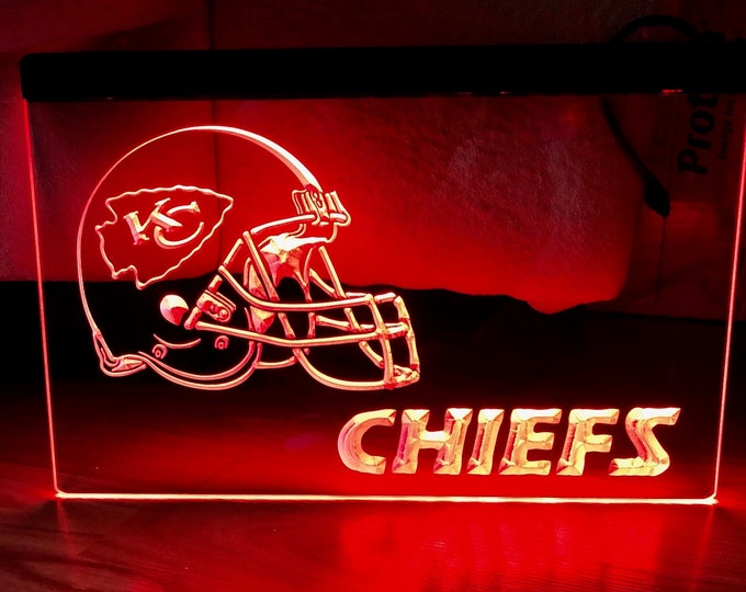 Kansas City Chiefs LED Neon Light Sign - Etsy