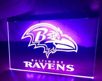 Baltimore Ravens LED Neon Sign Size 8x12 - Etsy