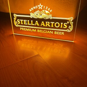 Stella Artois LED Neon Light Sign 8x12 - Etsy