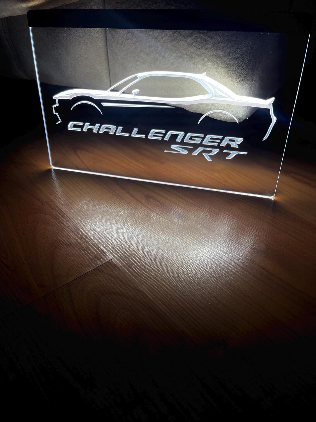 Challenger SRT LED Neon Light Sign 8x12 - Etsy