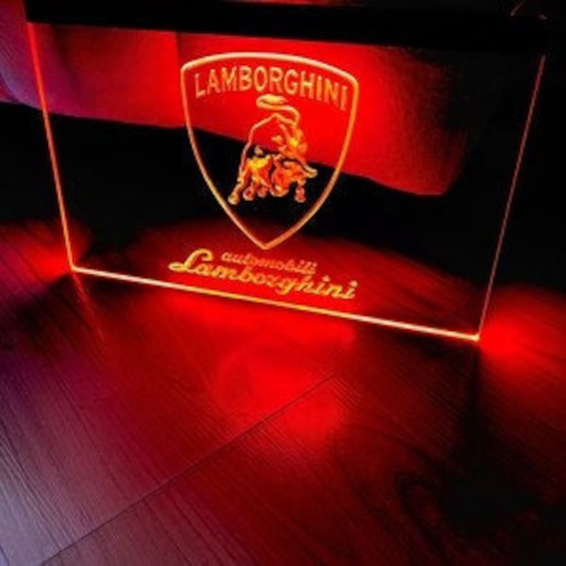 Lamborghini LED Neon Sign 8 X 12" - Etsy