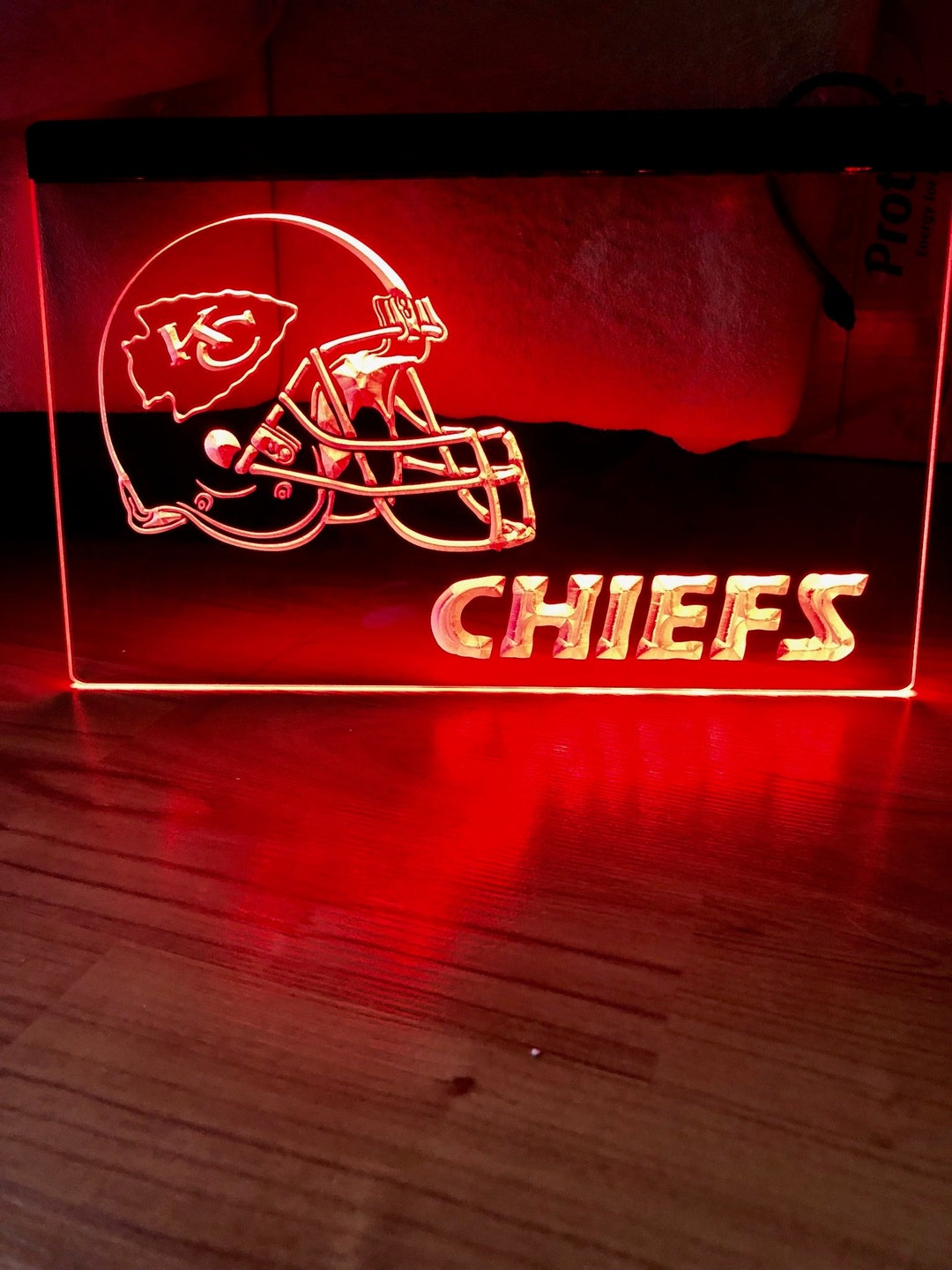 Kansas City Chiefs LED Neon Light Sign - Etsy