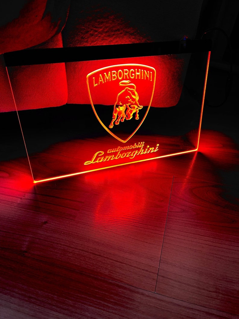 Lamborghini LED Neon Sign 8 X 12" - Etsy