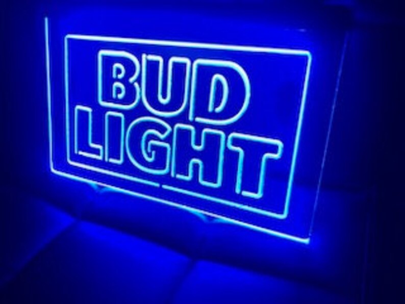 BUDLIGHT LED Neon Light Sign 8x12 - Etsy