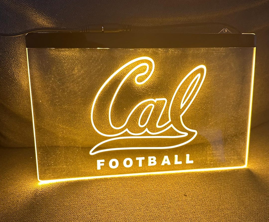 CAL Football LED Neon Light Sign 8x12" - Etsy