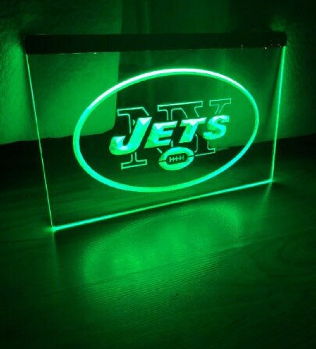 New York Jets LED Neon Light Sign 8x12" - Etsy