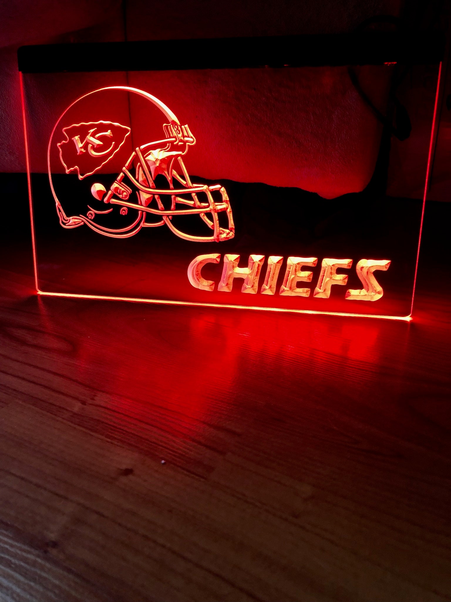 Kansas City Chiefs LED Neon Light Sign - Etsy