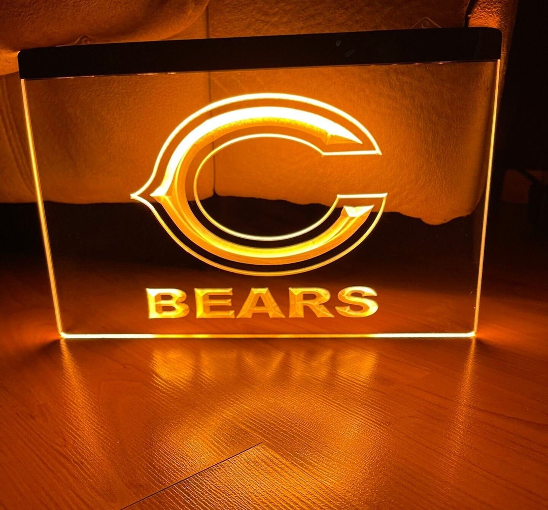 Chicago Bears LED Neon Light Sign 8x12" - Etsy