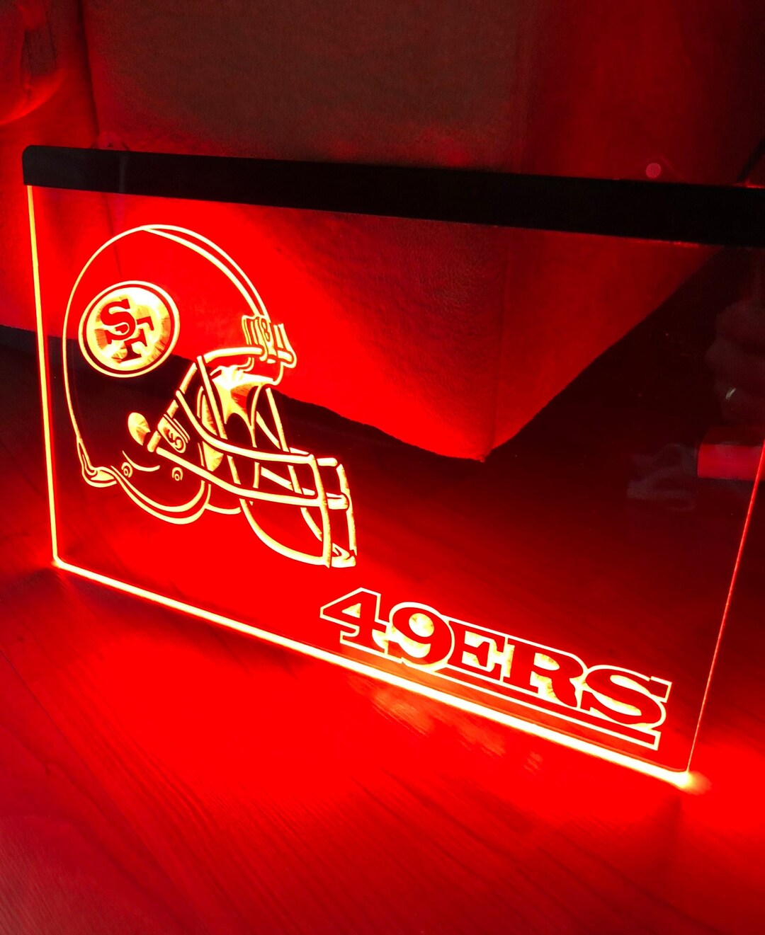 49ers LED Neon Light Sign 8x12" - Etsy