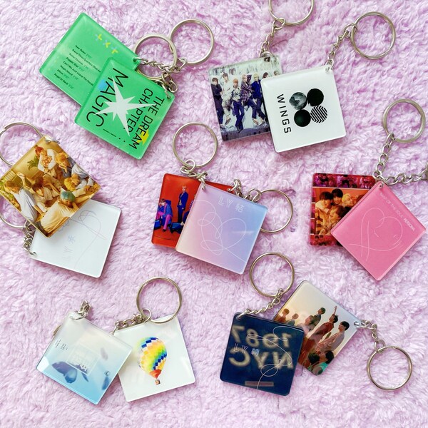 Bts Keychain - Etsy