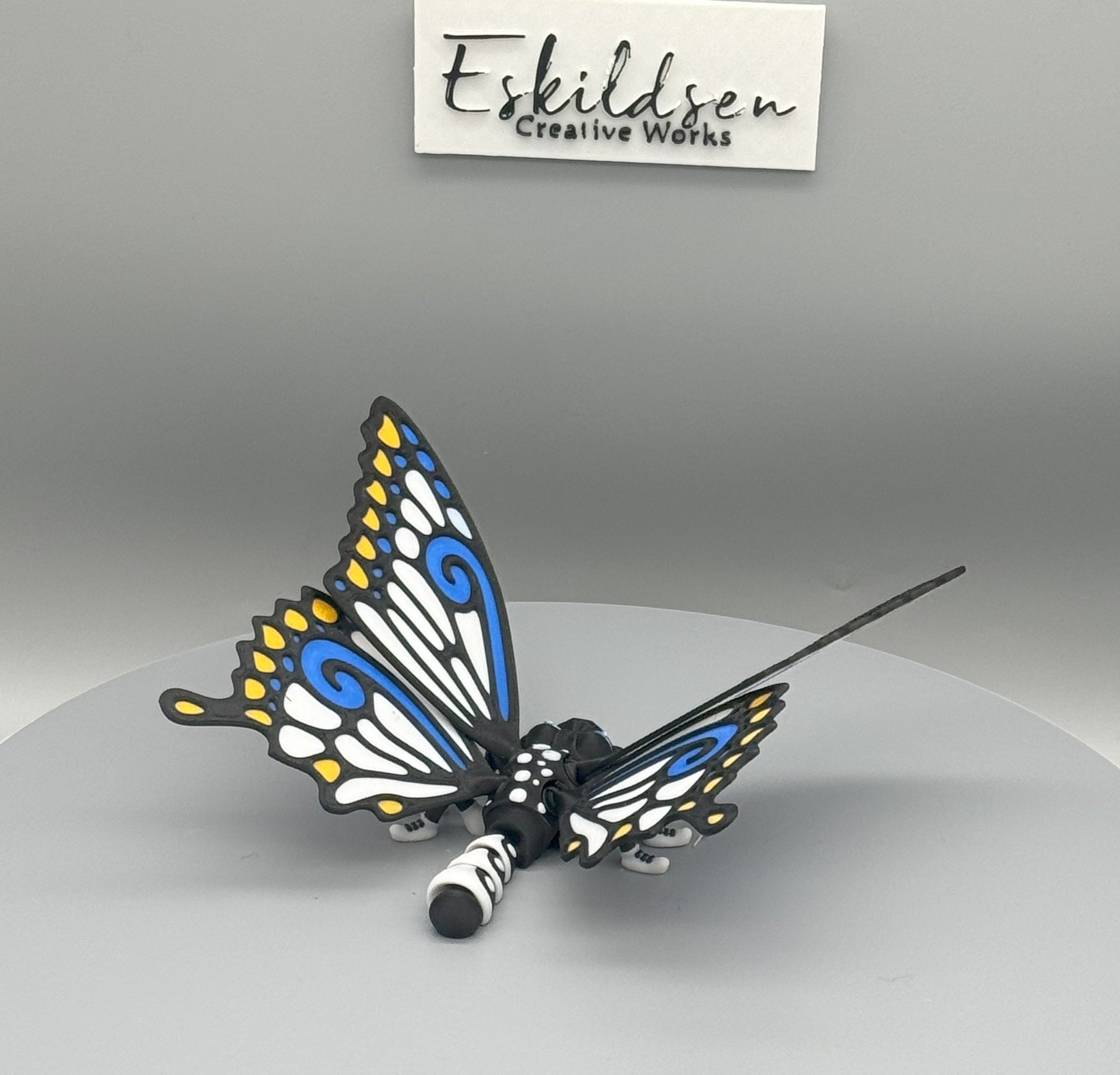 Butterfly Articulated 3D Print Multiple Colors - Etsy