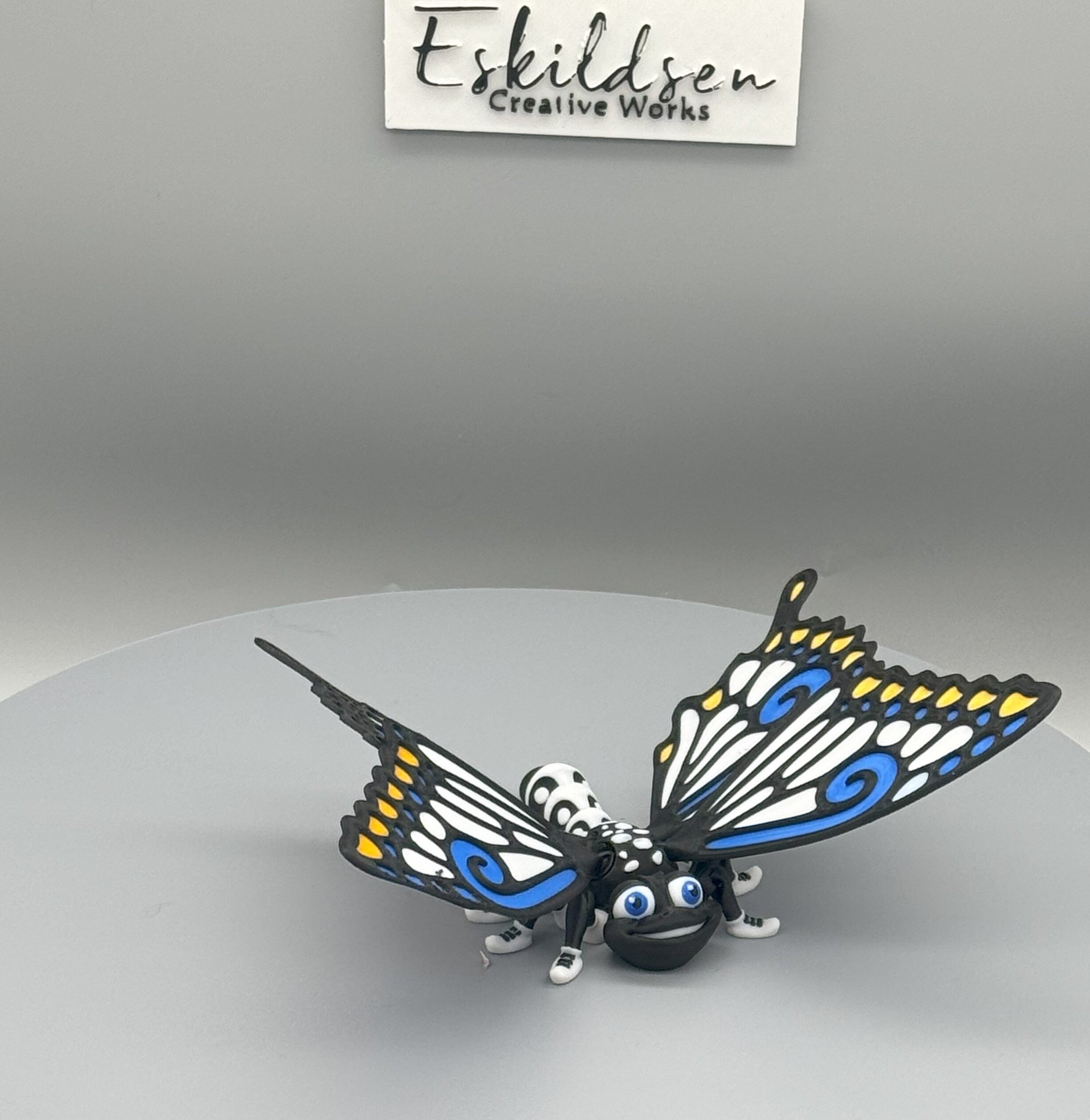 Butterfly Articulated 3D Print Multiple Colors - Etsy