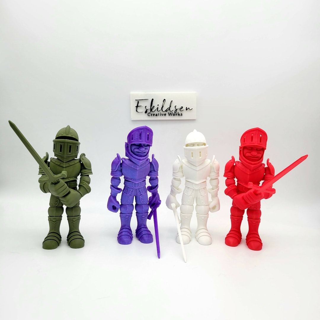 3D Printed Knight - Etsy