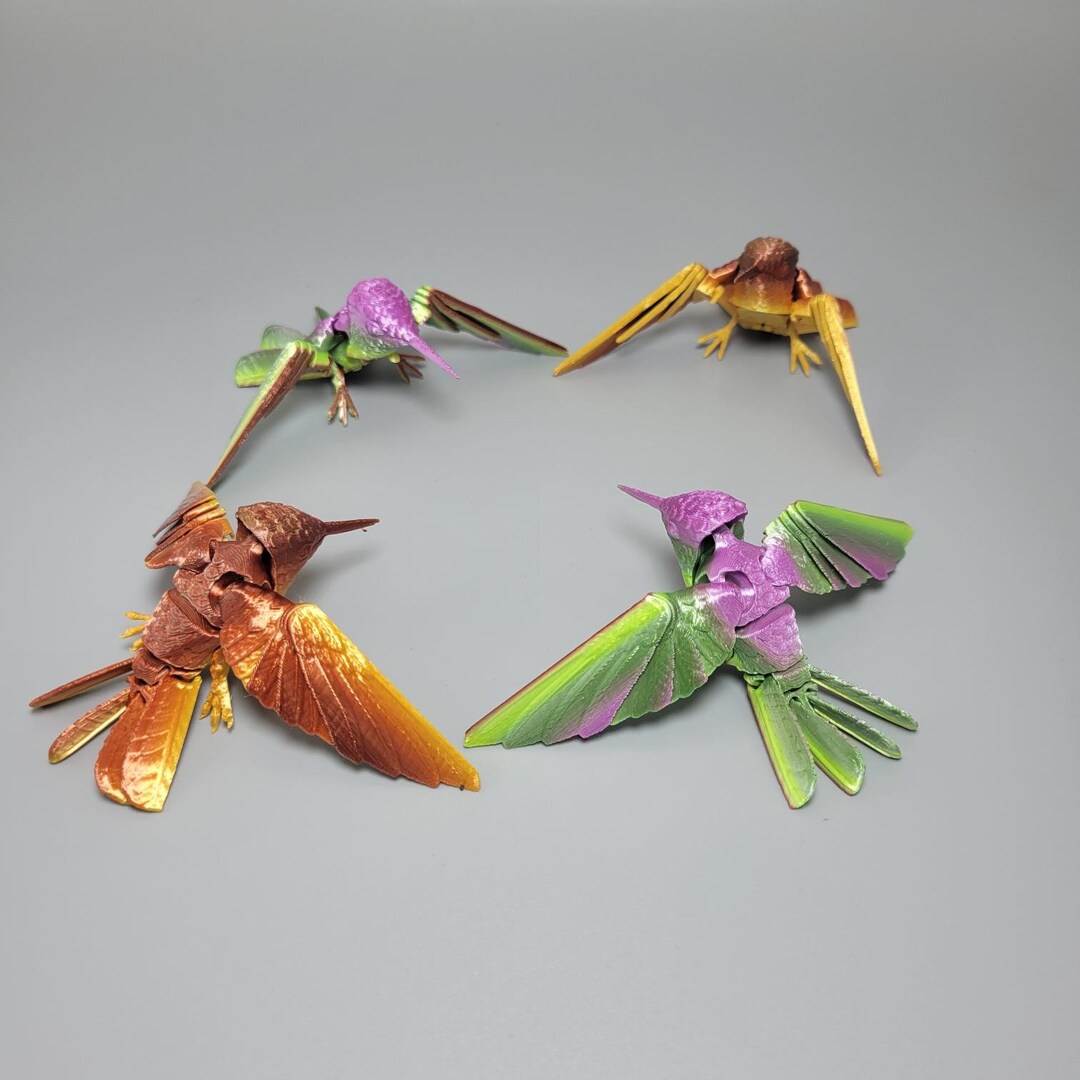3D Printed Articulated Hummingbird Great Mothers Day Gift - Etsy