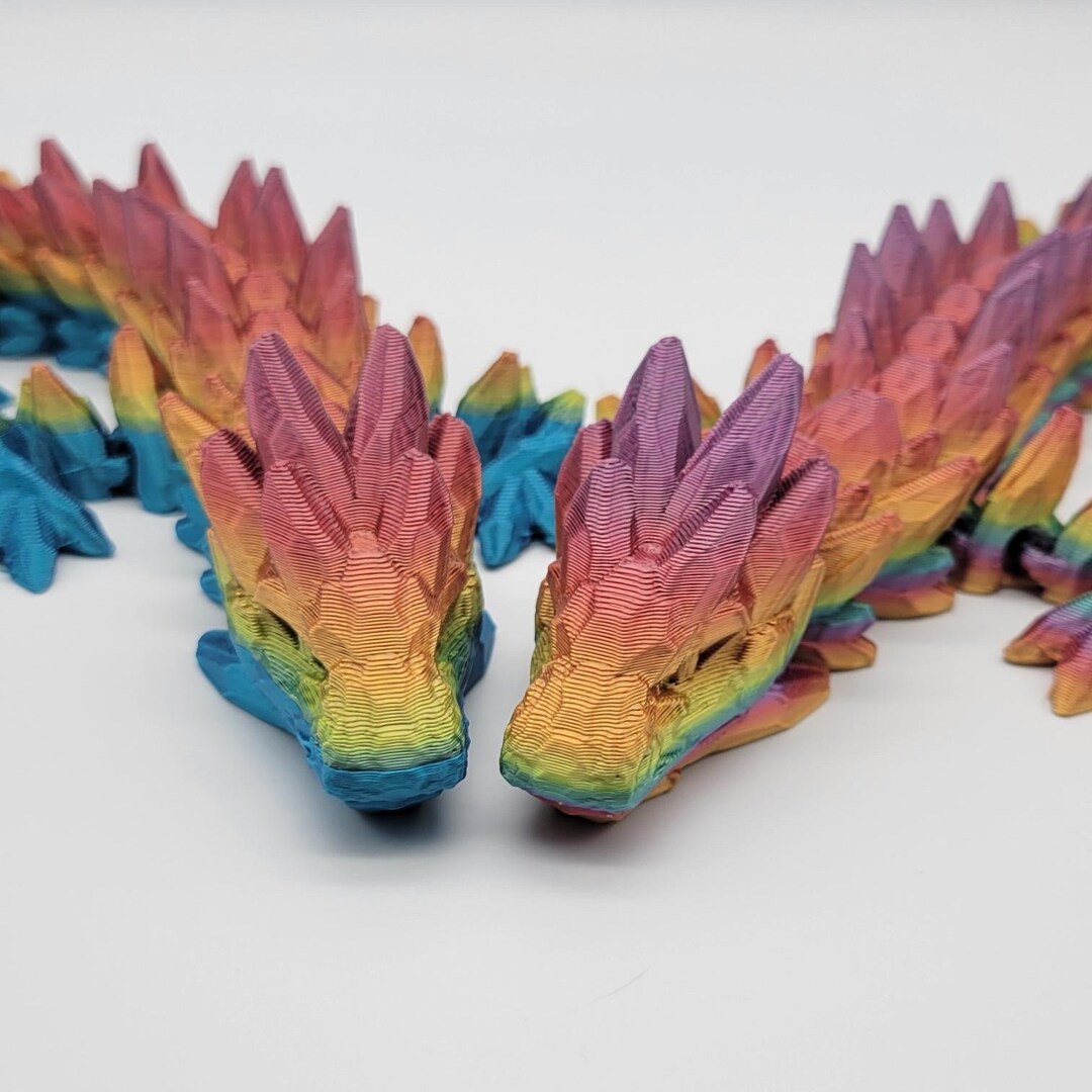 Cinderwing3d Faceted Large 24 Inch Gem Dragon: A Stunning and Flexible ...
