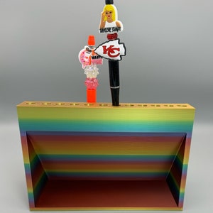 Pen Display 3D Printed Stair Step Beaded Pen Display - Etsy