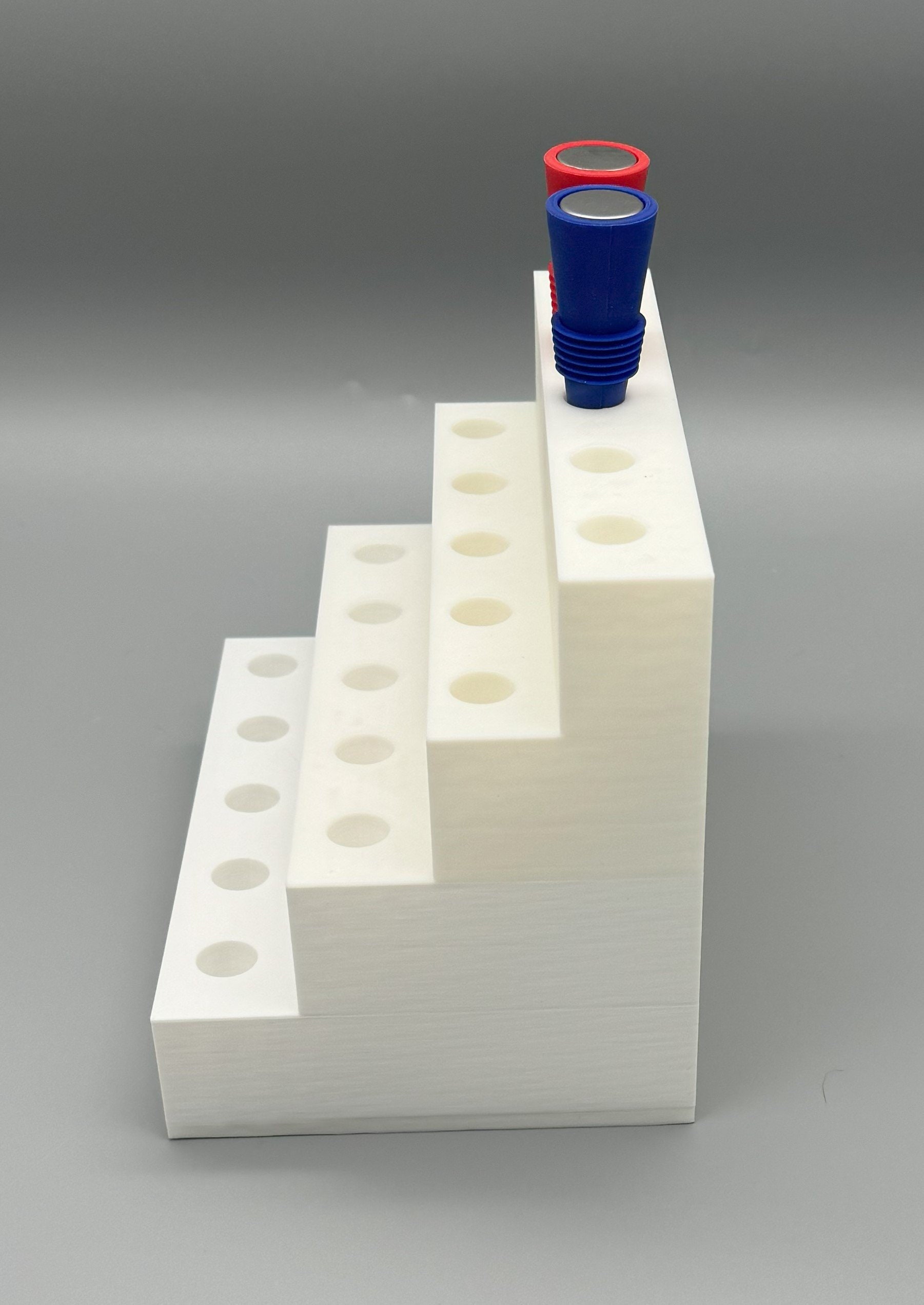 Wine Stopper Display 3D Printed 4 Tier Display Holds 20 Wine Stoppers ...