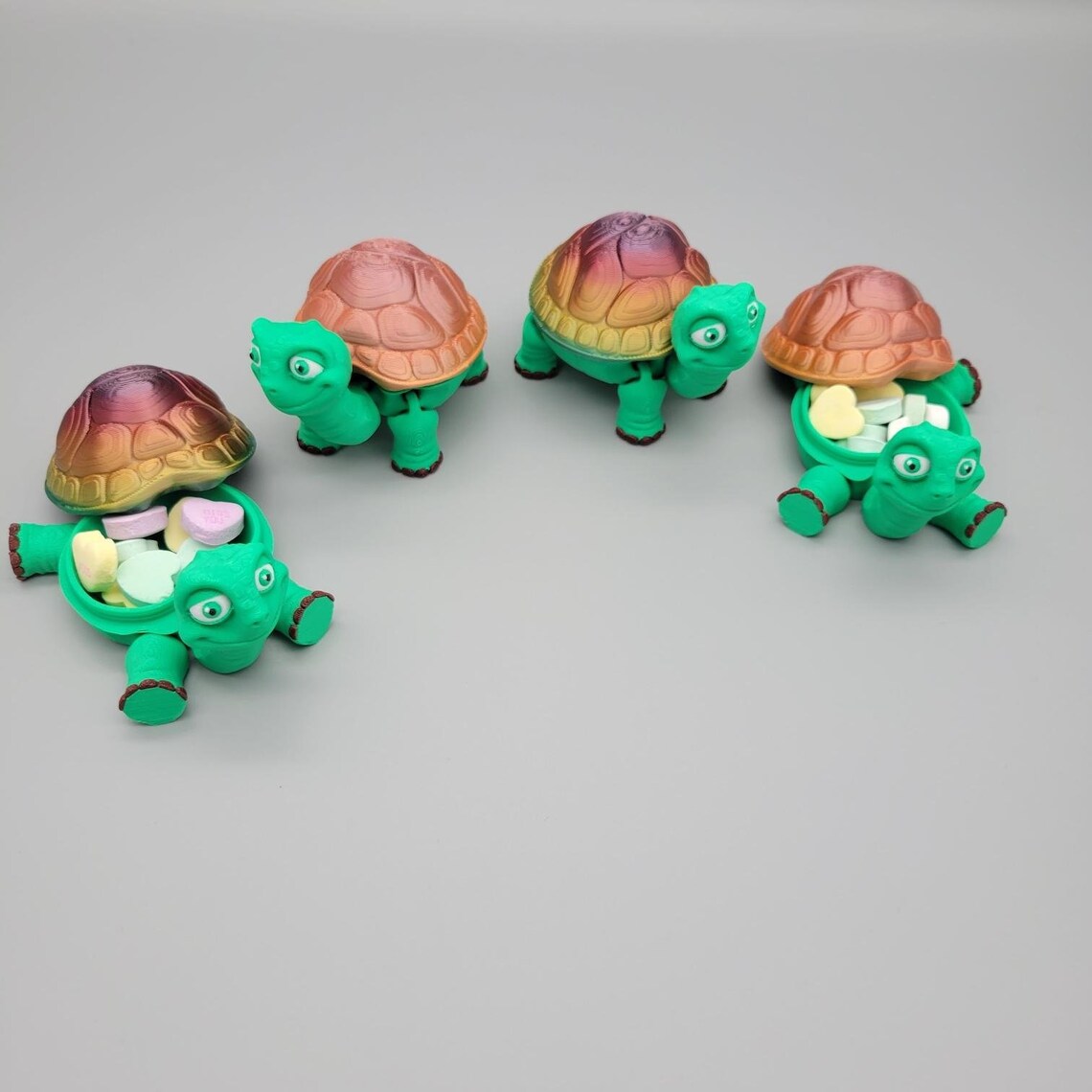 3D Printed Tortoise With Removable Shell - Etsy