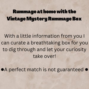 Vintage Mystery Rummage Box - Etsy