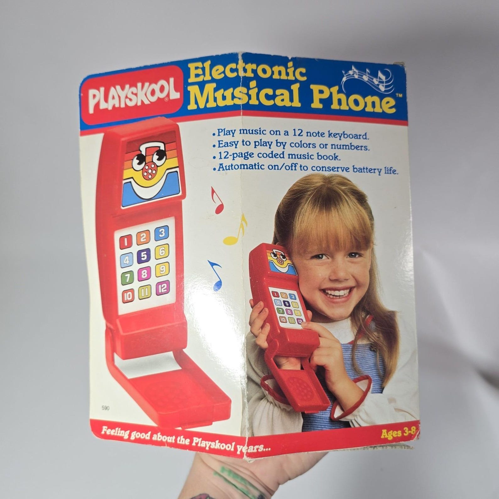 NOS Playskool Red Electronic Musical Phone Vintage 1985 - Etsy