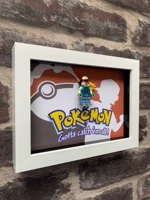 Pokémon Ash & Pikachu Mini Figure Picture Frame Ideal Gift - Etsy UK