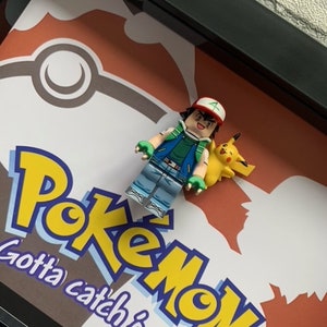 Pokémon Ash & Pikachu Mini Figure Picture Frame, Ideal Gift Idea for ...