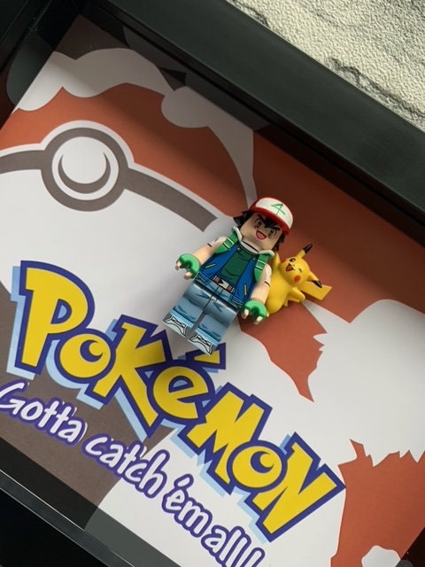 Pokémon Ash & Pikachu Mini Figure Picture Frame Ideal Gift - Etsy UK