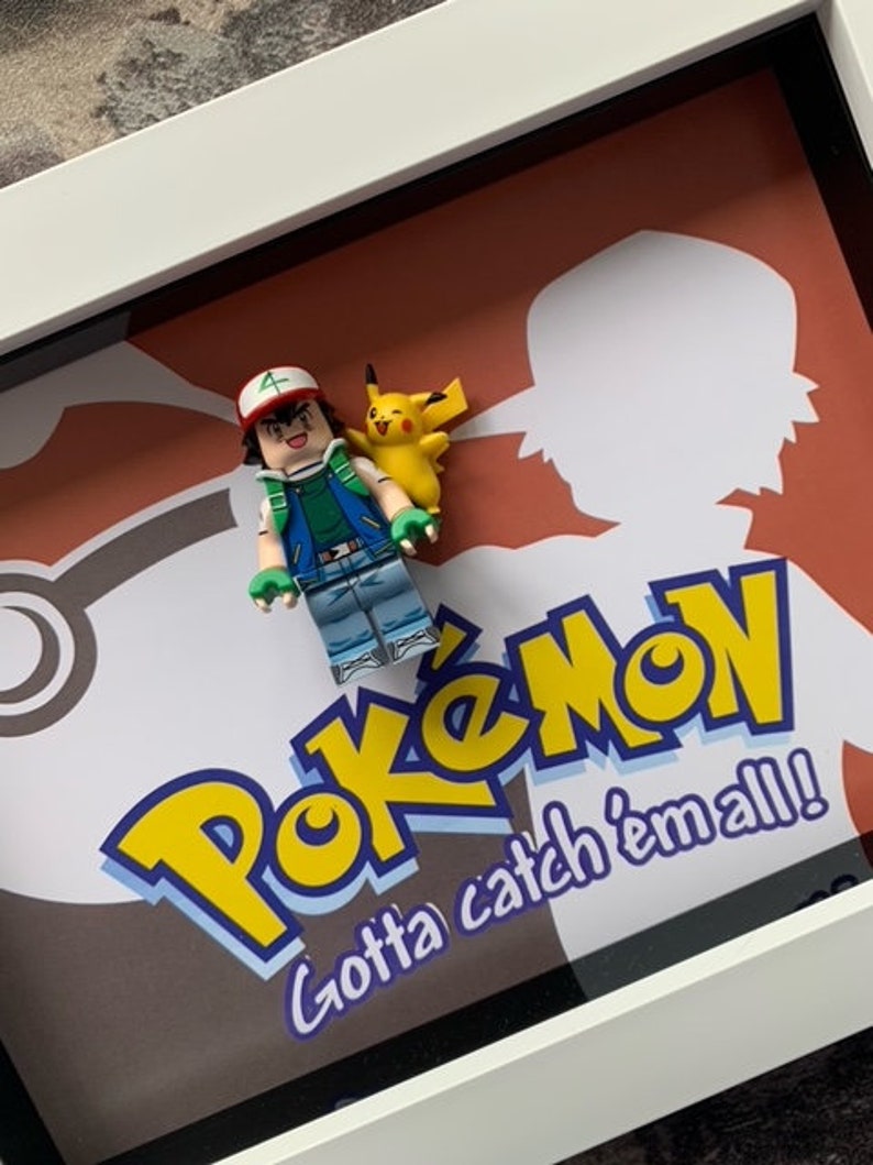 Pokémon Ash & Pikachu Mini Figure Picture Frame, Ideal Gift Idea for ...