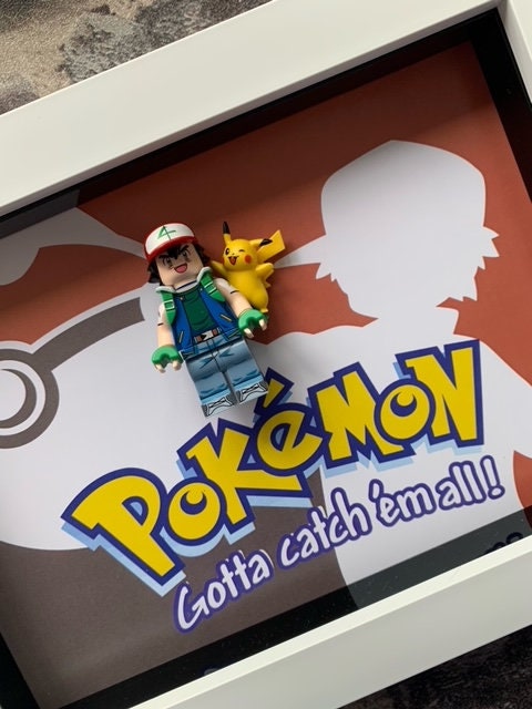 Pokémon Ash & Pikachu Mini Figure Picture Frame, Ideal Gift Idea for ...