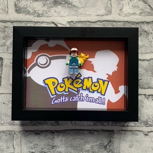 Pokémon Ash & Pikachu Mini Figure Picture Frame, Ideal Gift Idea for ...
