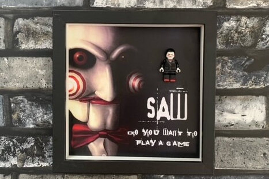 Horror Movie Collection SAW - Billy Minifigz Framed - Ideal Gift Idea ...